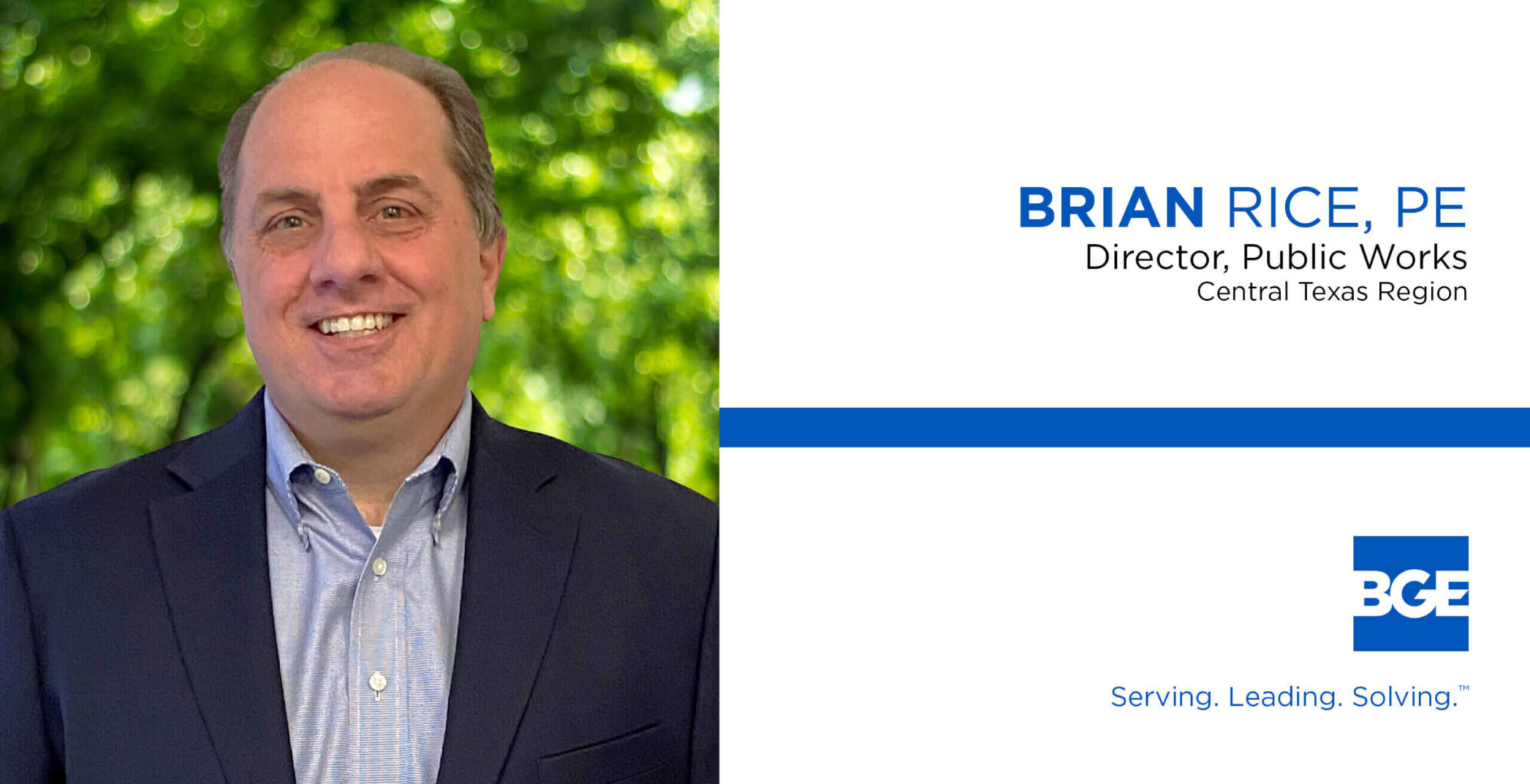 BGE Welcomes Brian Rice to Leadership Team in Central Texas Region ...